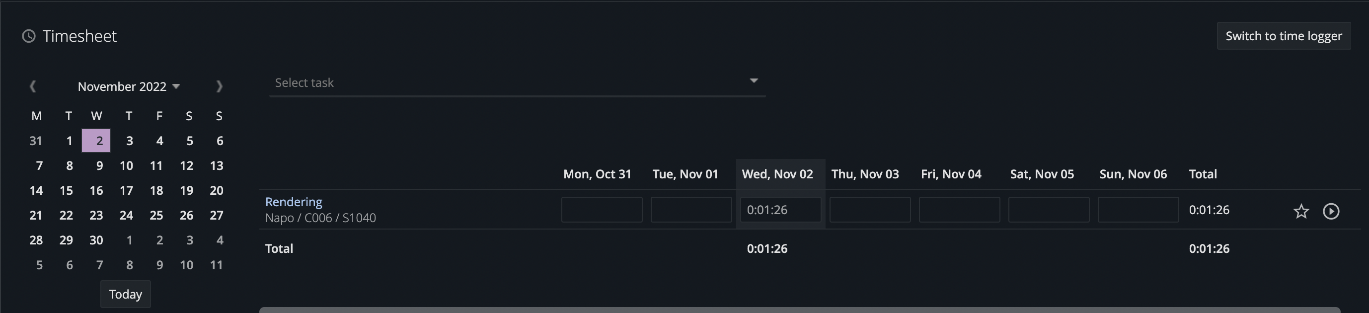 Tracking Time – ftrack Studio