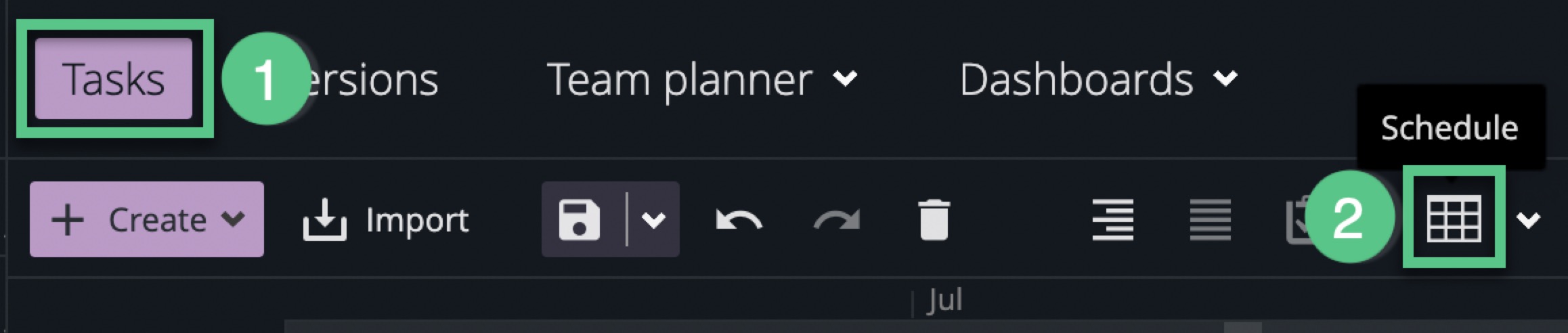 Using the Gantt tool – ftrack Studio