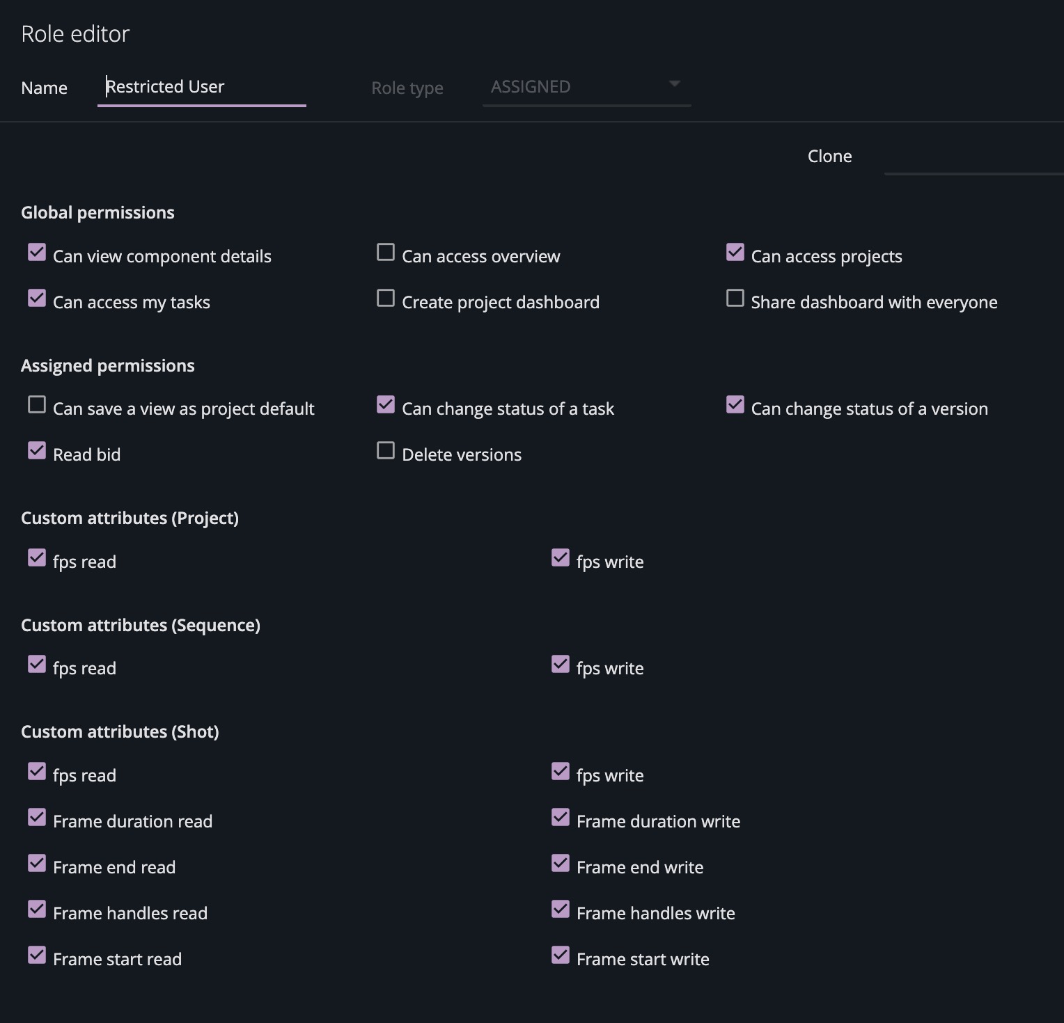 Understanding Roles and Permissions – ftrack Studio