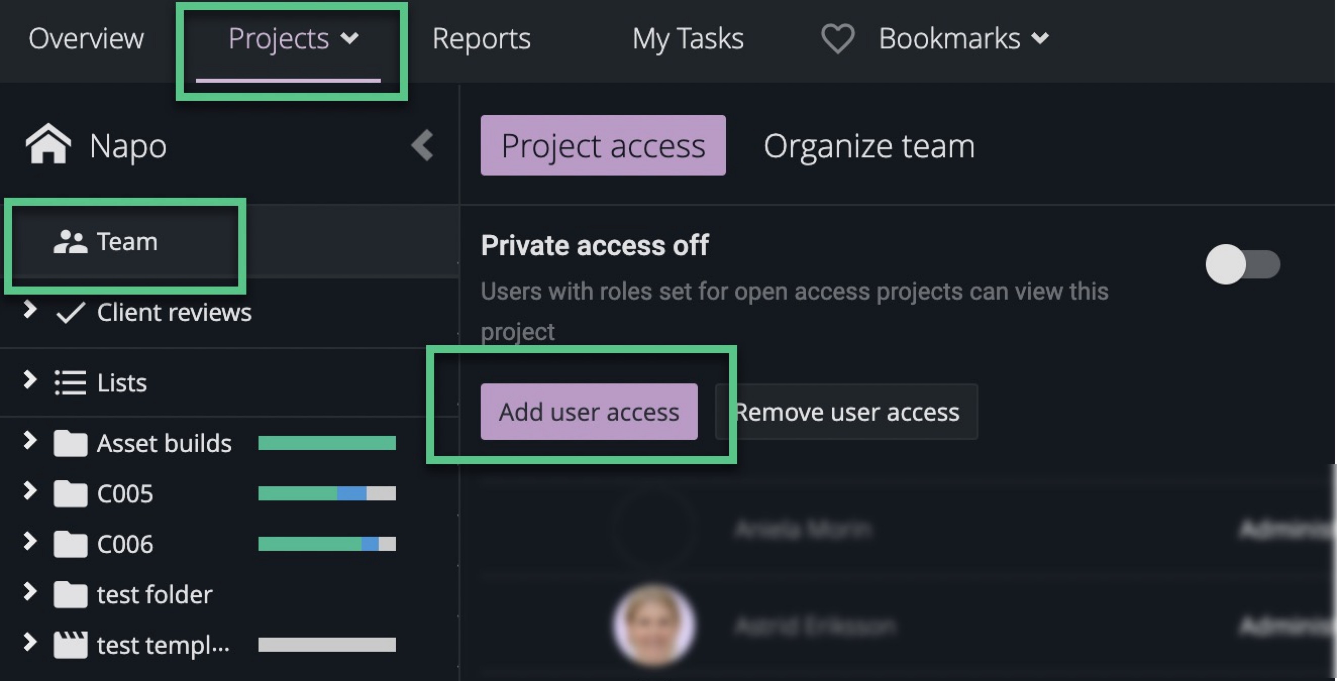 Managing Project Access – ftrack Studio