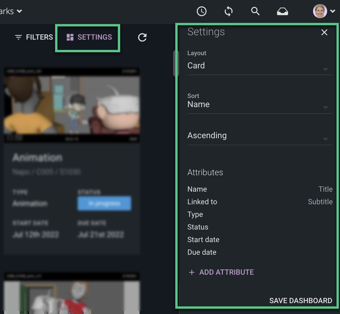 Cross-Project view – ftrack Studio