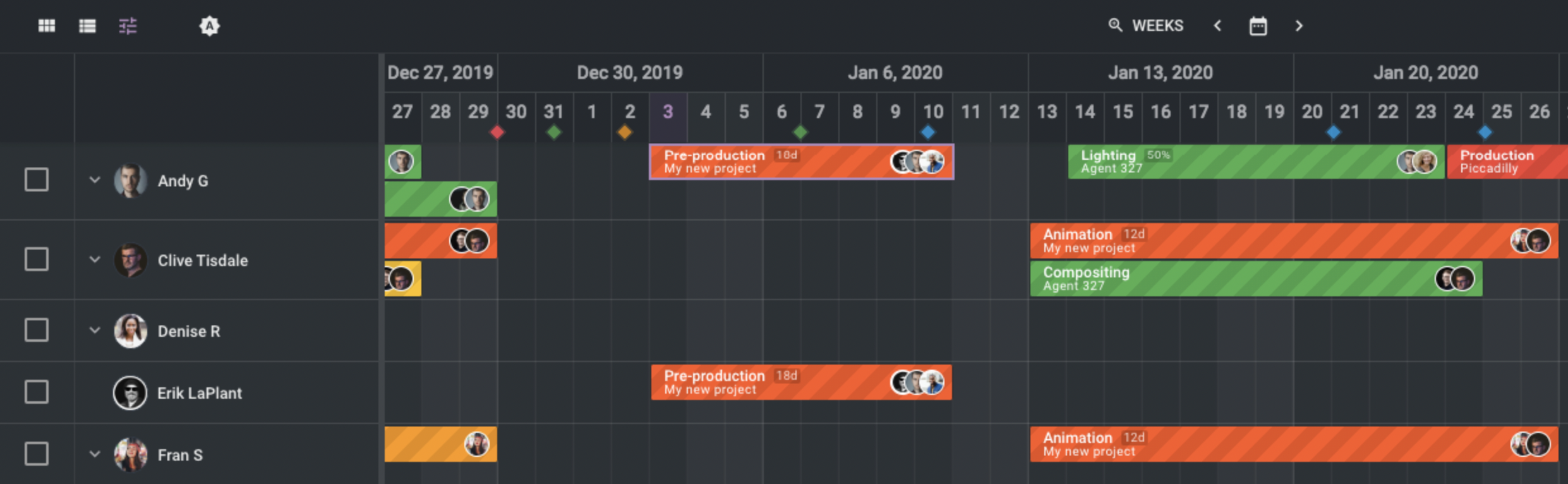 从头到尾查看一个ftrack项目 – ftrack (Chinese Simplified)