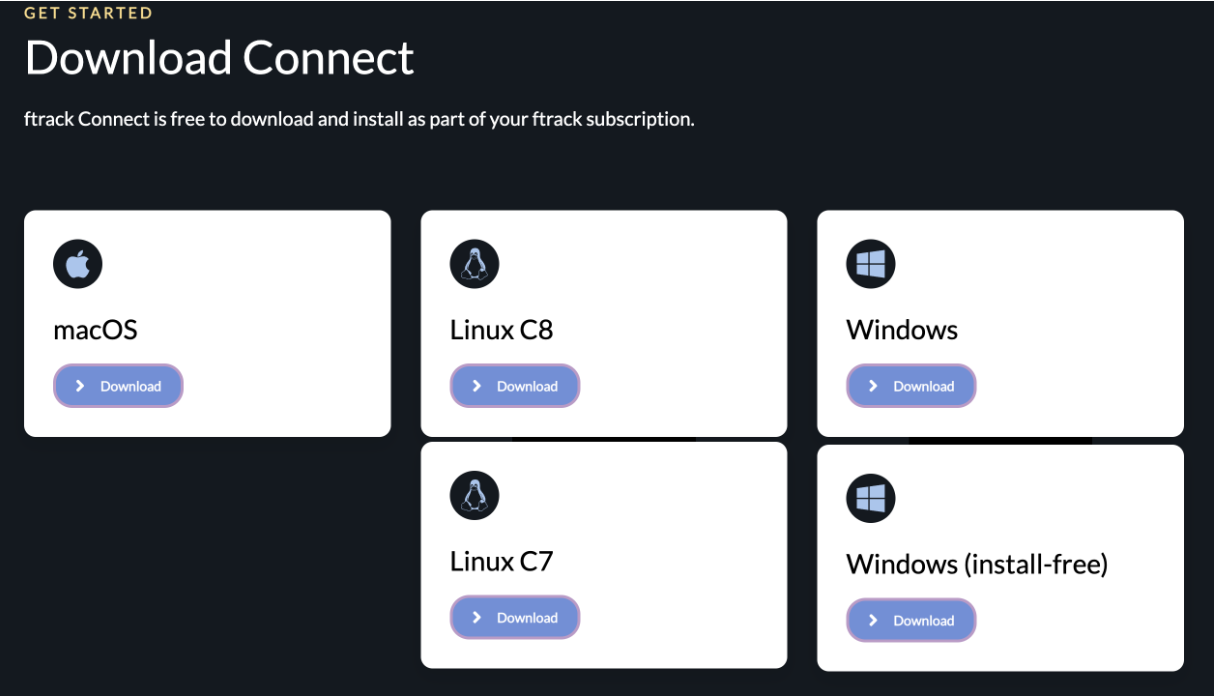 Installing & Using ftrack Connect – ftrack Studio